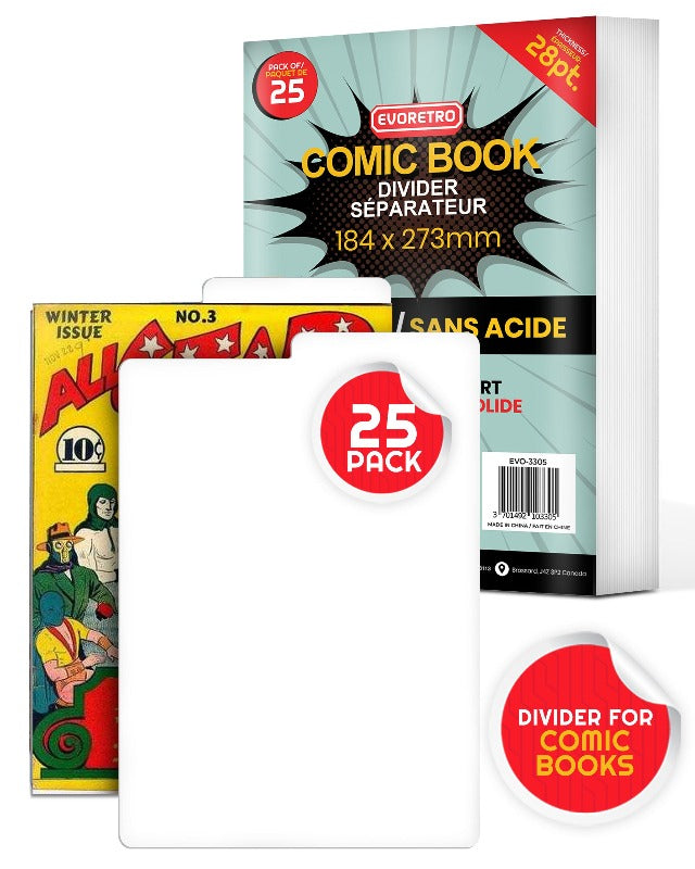 Comic Board & Divider – EVORETRO Canada
