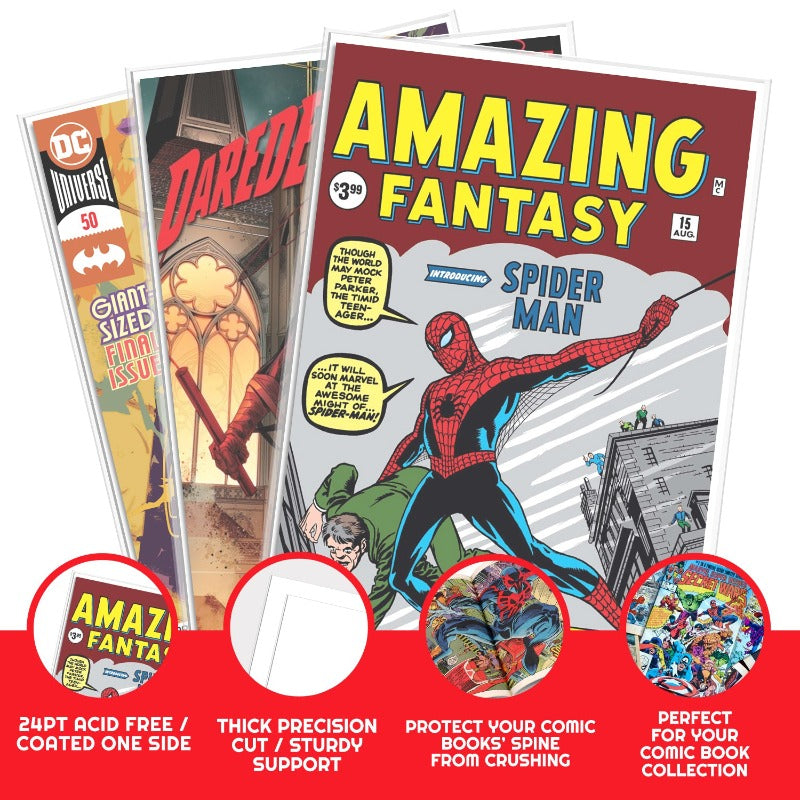 Evoretro Comic Book Backer Boards Regular Size – EVORETRO Canada